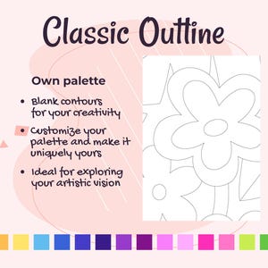 Tropic Flowers Digital Coloring Page for Adults and Kids, Printable ...