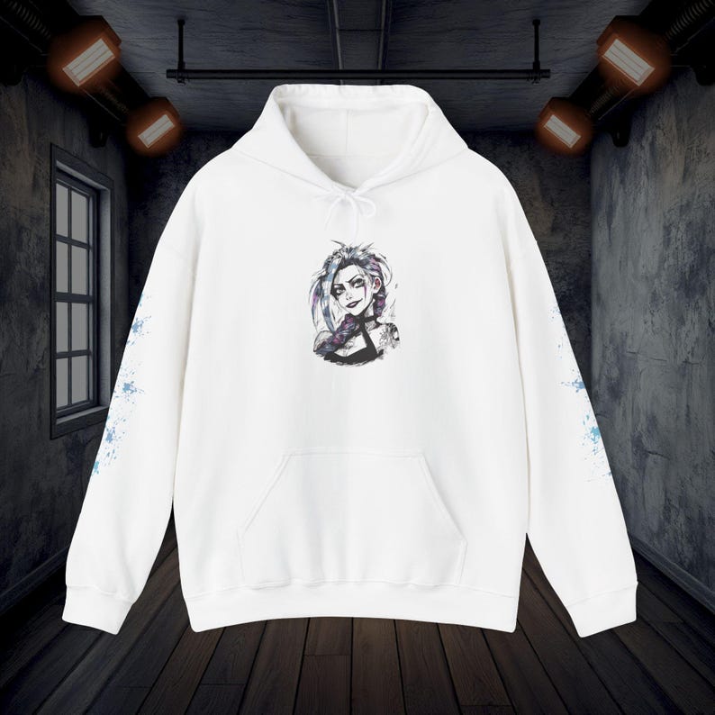 Arcane Jinx Art Hoodie: League of Legends Unisex Sweatshirt - Etsy