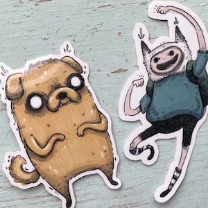 Adventure Time vinyl Stickers - Etsy