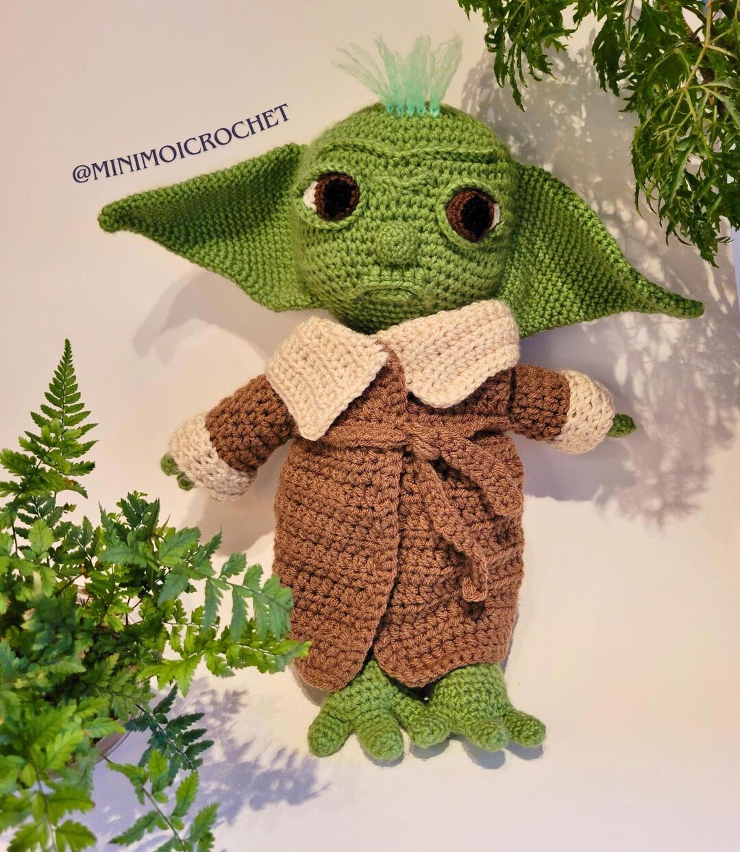 Handmade Crochet Doll of Baby Yoda Green Star Wars Alien - Etsy