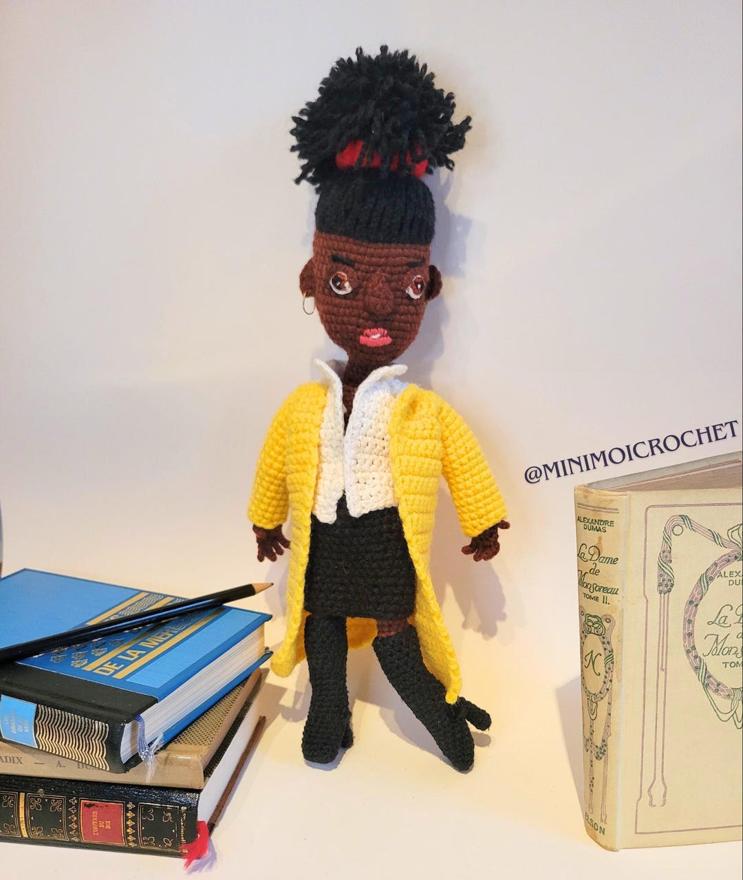 Handmade Crochet Doll of Amanda Gorman - Inauguration Ceremony - Etsy