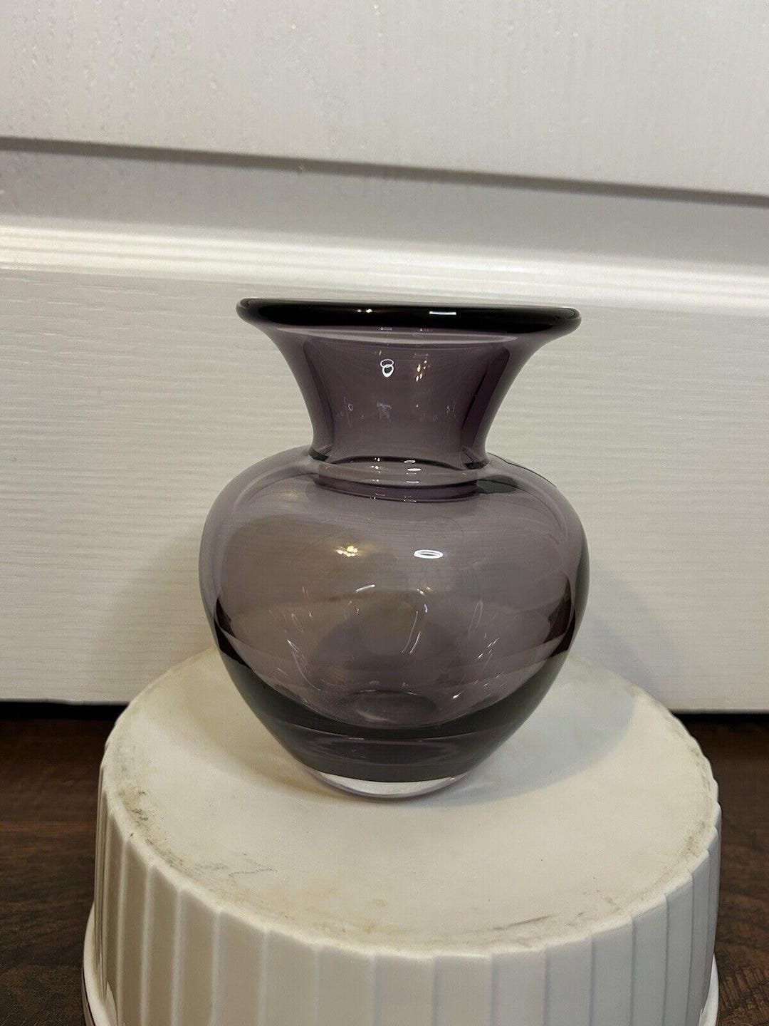 Miller Rogaska POLISH Crystal by Reed & Barton Vase Hand Blown RARE ...