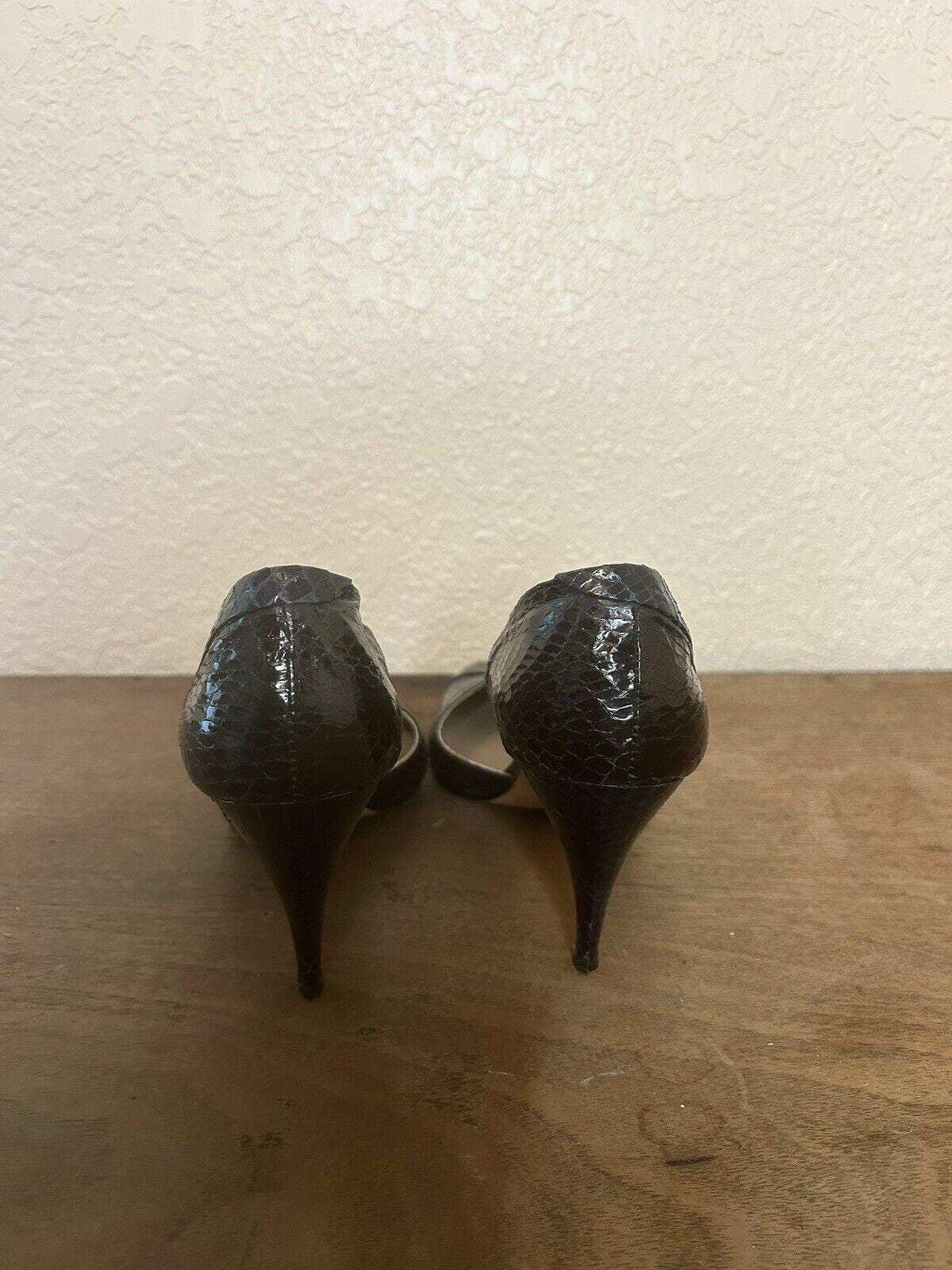 Vintage 80s J Renee Blue Snakeskin 3” Stilletto Heels 7.5 - Etsy