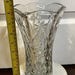 Vintage 80s Crystal Star of David Flower Vase Wide Top Heavy Holiday ...