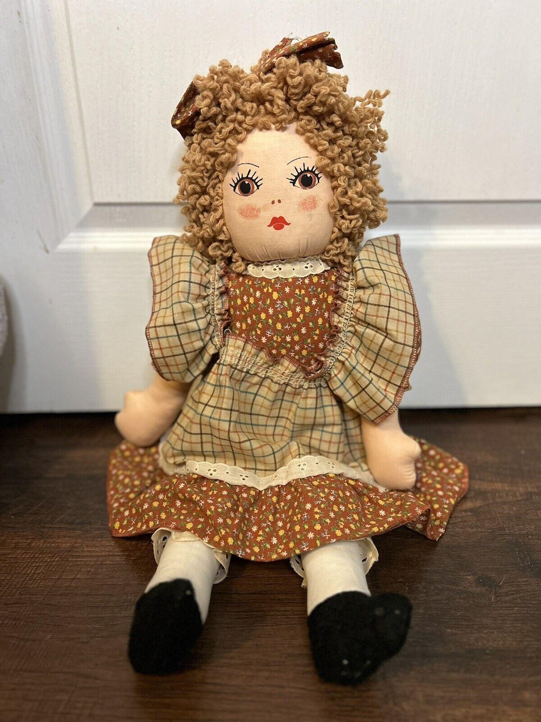 Calico Critters Vintage VERY RARE 80s Cloth Rag Doll America's Children ...