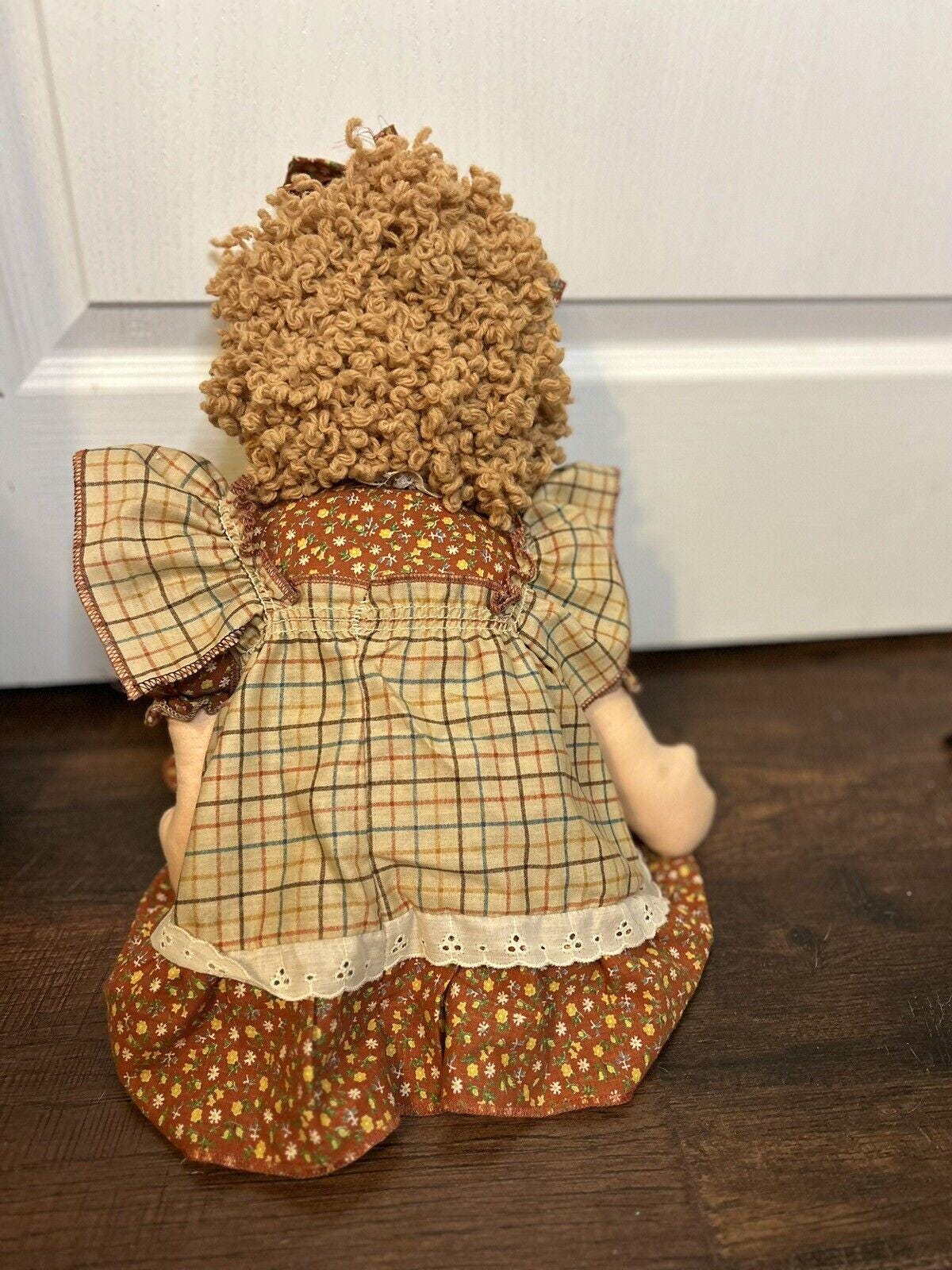 Calico Critters Vintage VERY RARE 80s Cloth Rag Doll America's Children ...