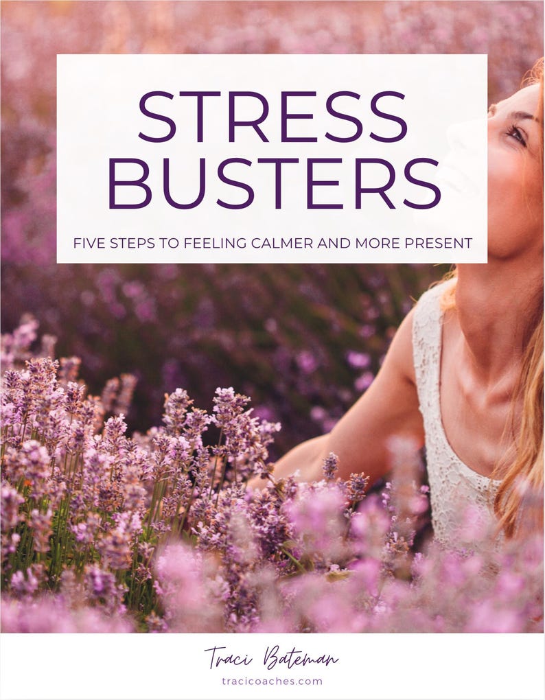 Stress Busters: Five Steps to Feeling Calmer and More Present! PDF - Etsy