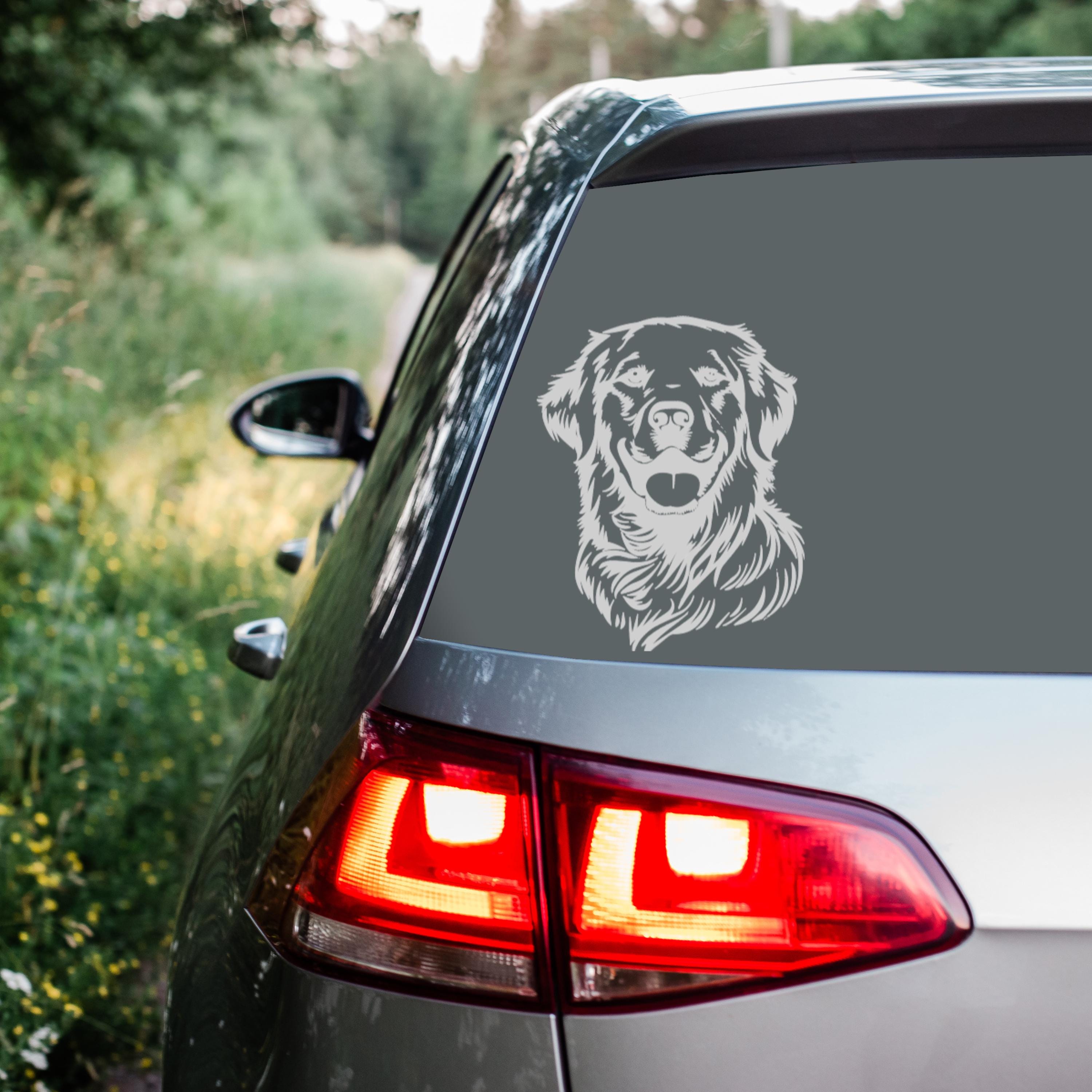 Golden Retriever Silhouette Vinyl Decal: Car, Laptop, Mug - Etsy