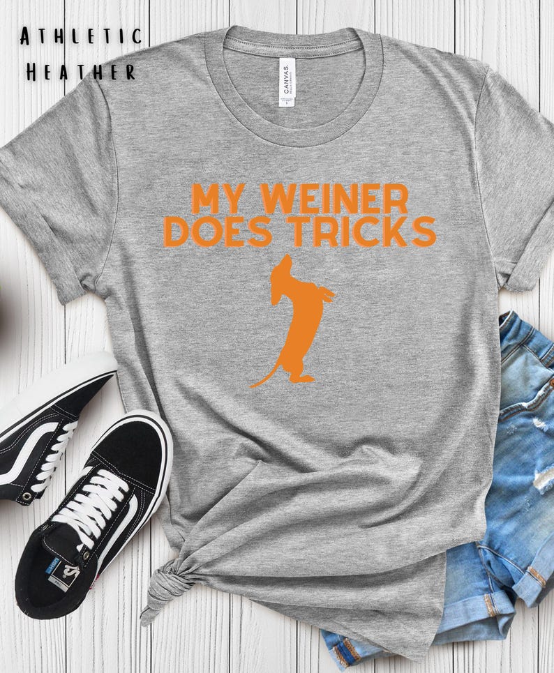 Funny Dachshund T-shirt: My Wiener Does Tricks, Dog Lover Gift - Etsy
