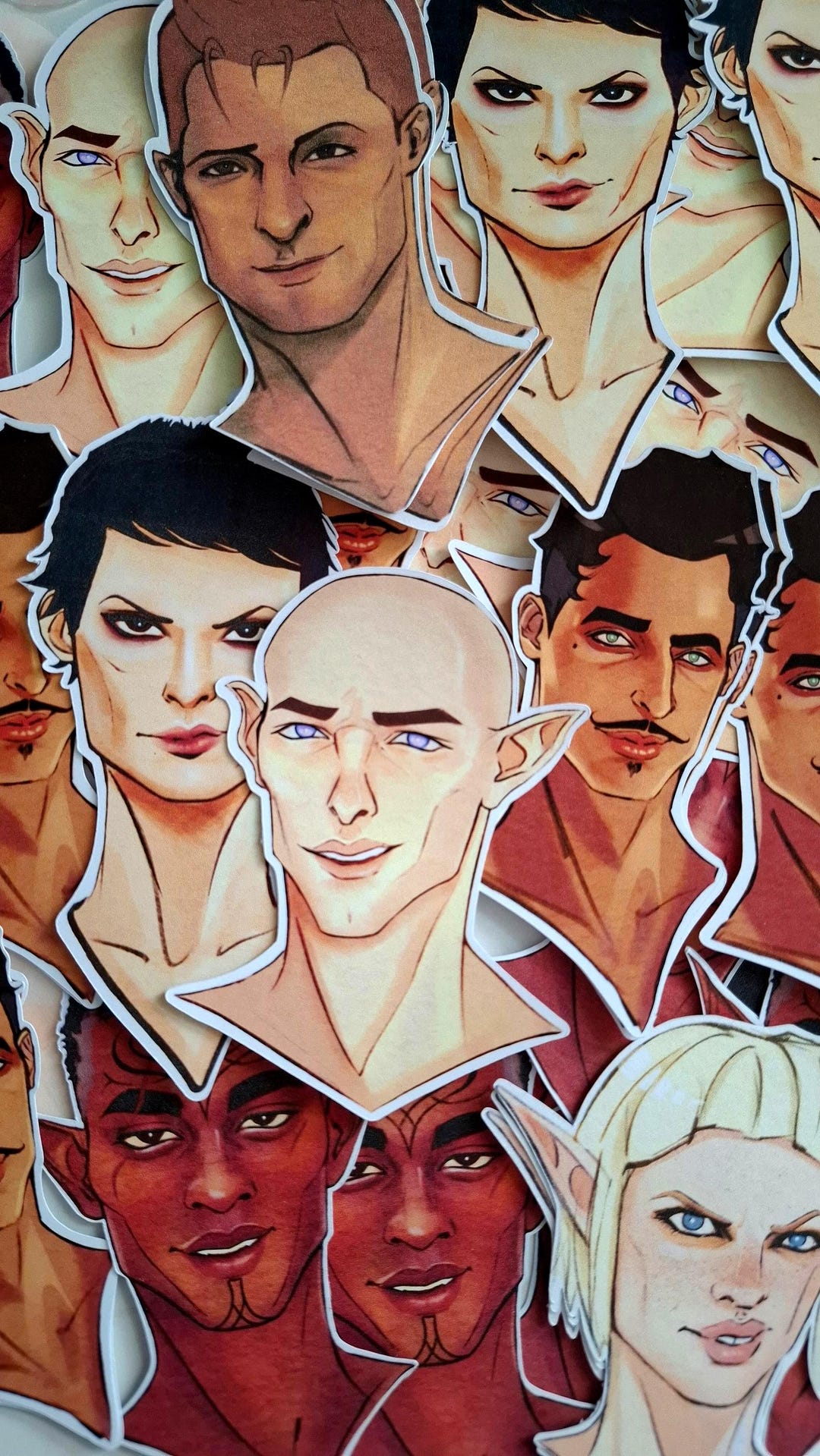 Dragon Age Stickers (DAO, DA2, Inquisition, Veilguard) | Cullen, Solas ...
