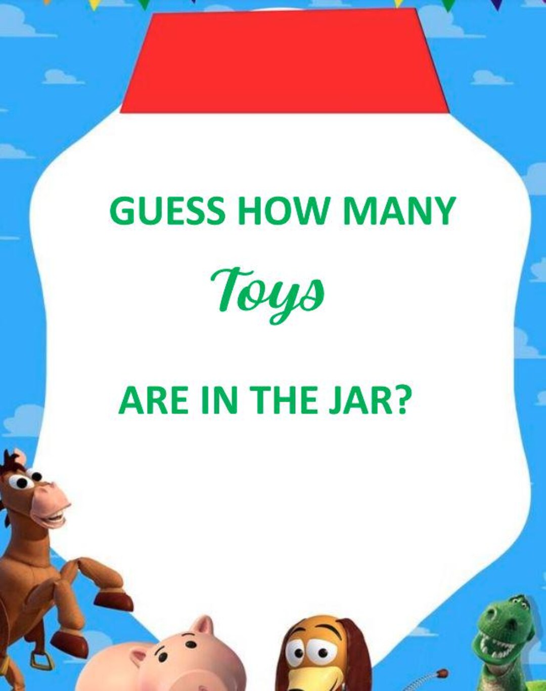 Toy Story Theme GUESS Game - Etsy