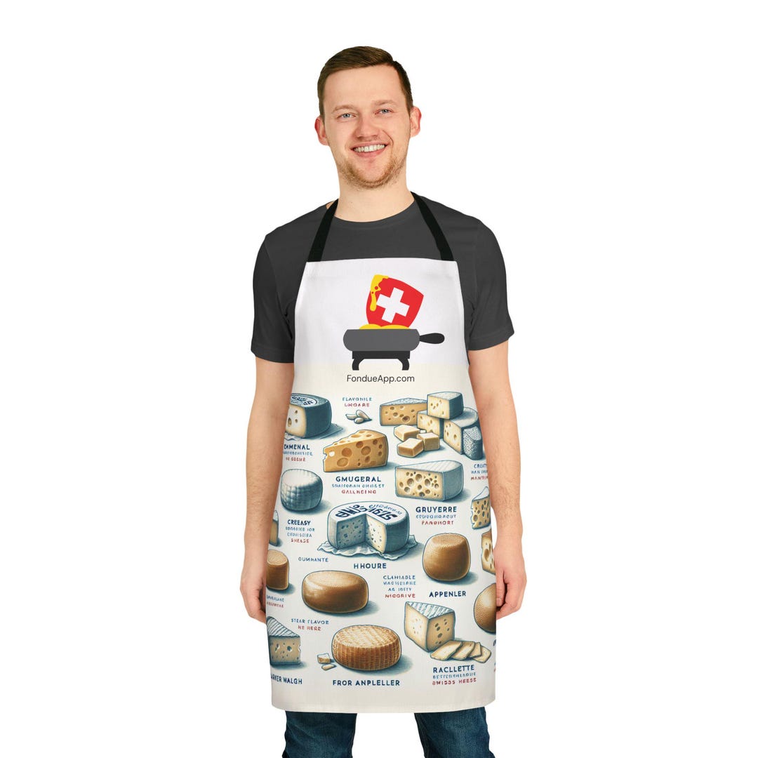 Swiss Cheese Apron, 5-color Straps (AOP) - Etsy