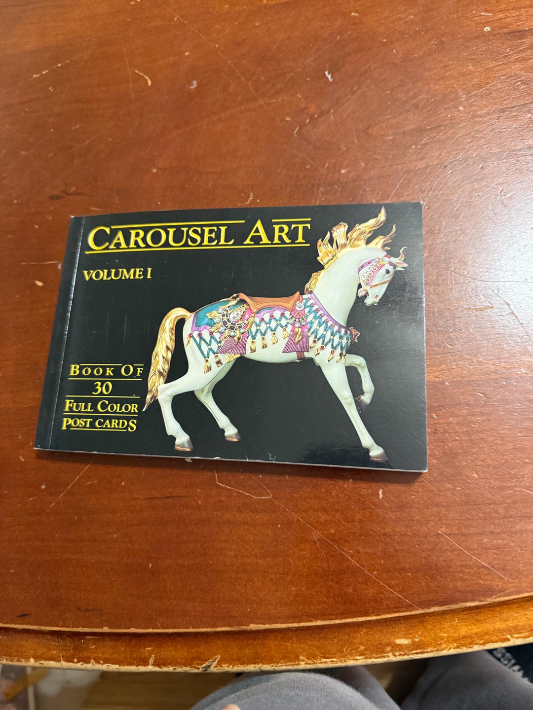 Vintage 1991 Carousel Art Volume 1 Book of 30 Full Color Post Cards - Etsy