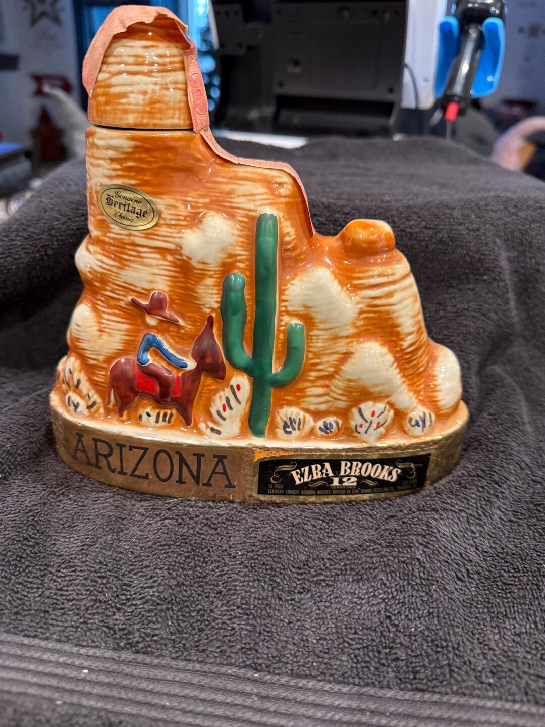 1969 Ezra Brooks Arizona Decanter - Etsy