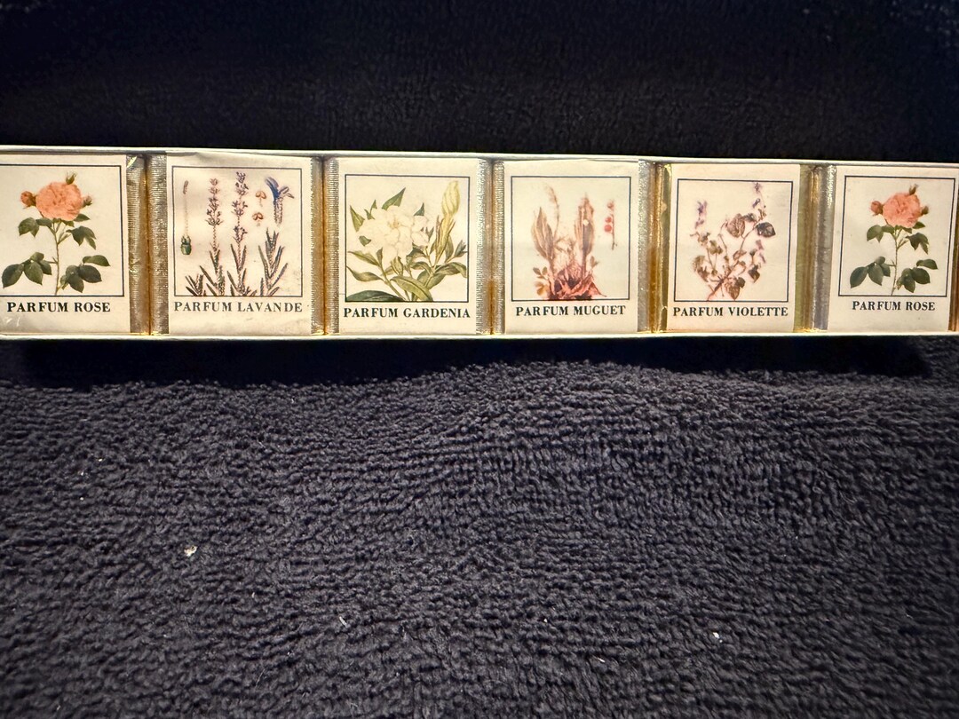 Vintage England Bath Cubes Floral Scented Set of 6 - Etsy