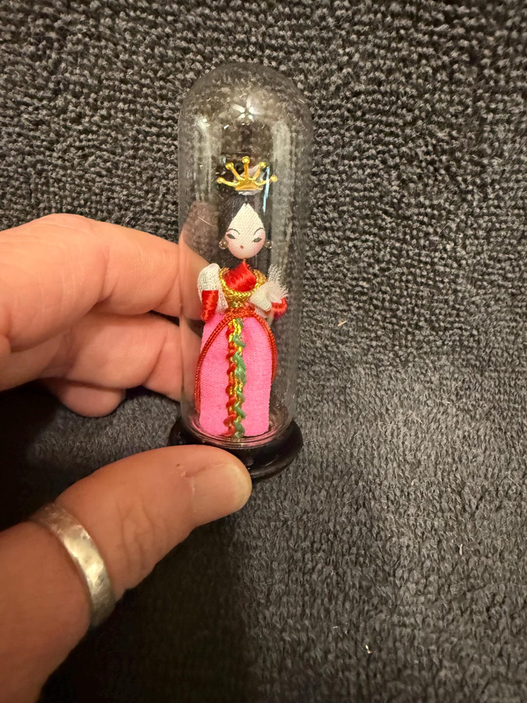 Vintage Miniature Japanese Geisha Doll in Glass Dome Case - Etsy