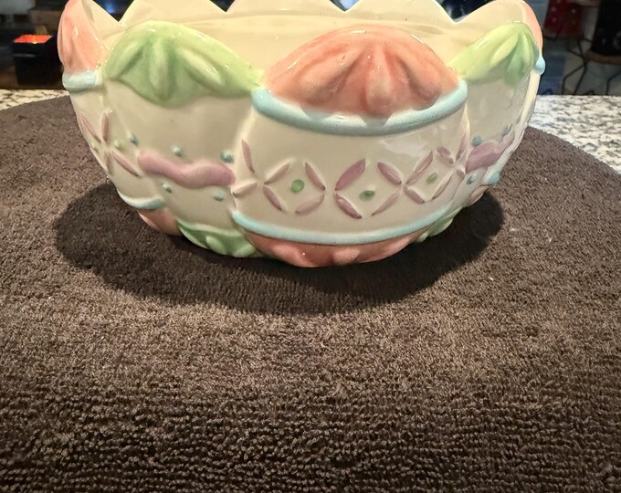 Vintage Easter Kitsch- Vintage Ceramic Easter Planters- Vintage Easter ...