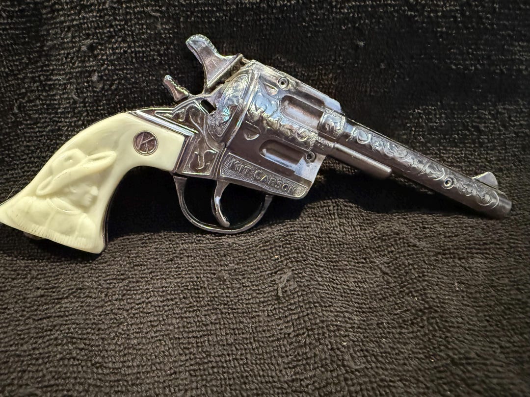 Vintage Kit Carson Metal Cap Gun With Caps - Etsy