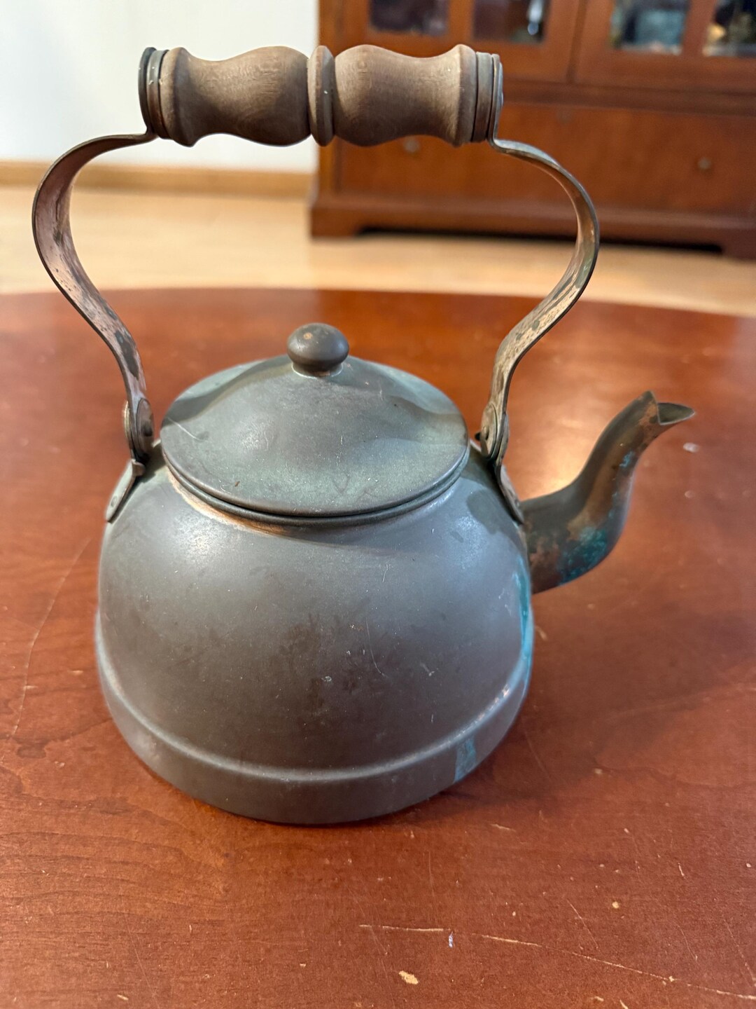 Vintage Tagus Copper Tea Kettle - Etsy