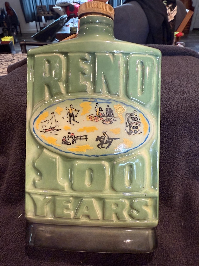1968 100 Years Reno Jim Beam Decanter - Etsy