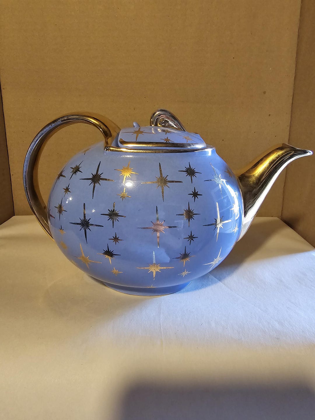 Vintage Hall Atomic Starburst Teapot - Etsy