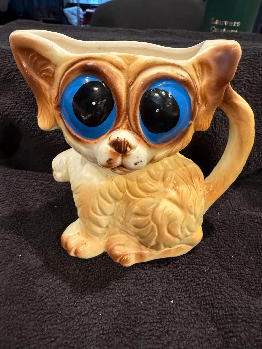 Vintage Big Eyed Puppy Creamer Pitcher - Etsy