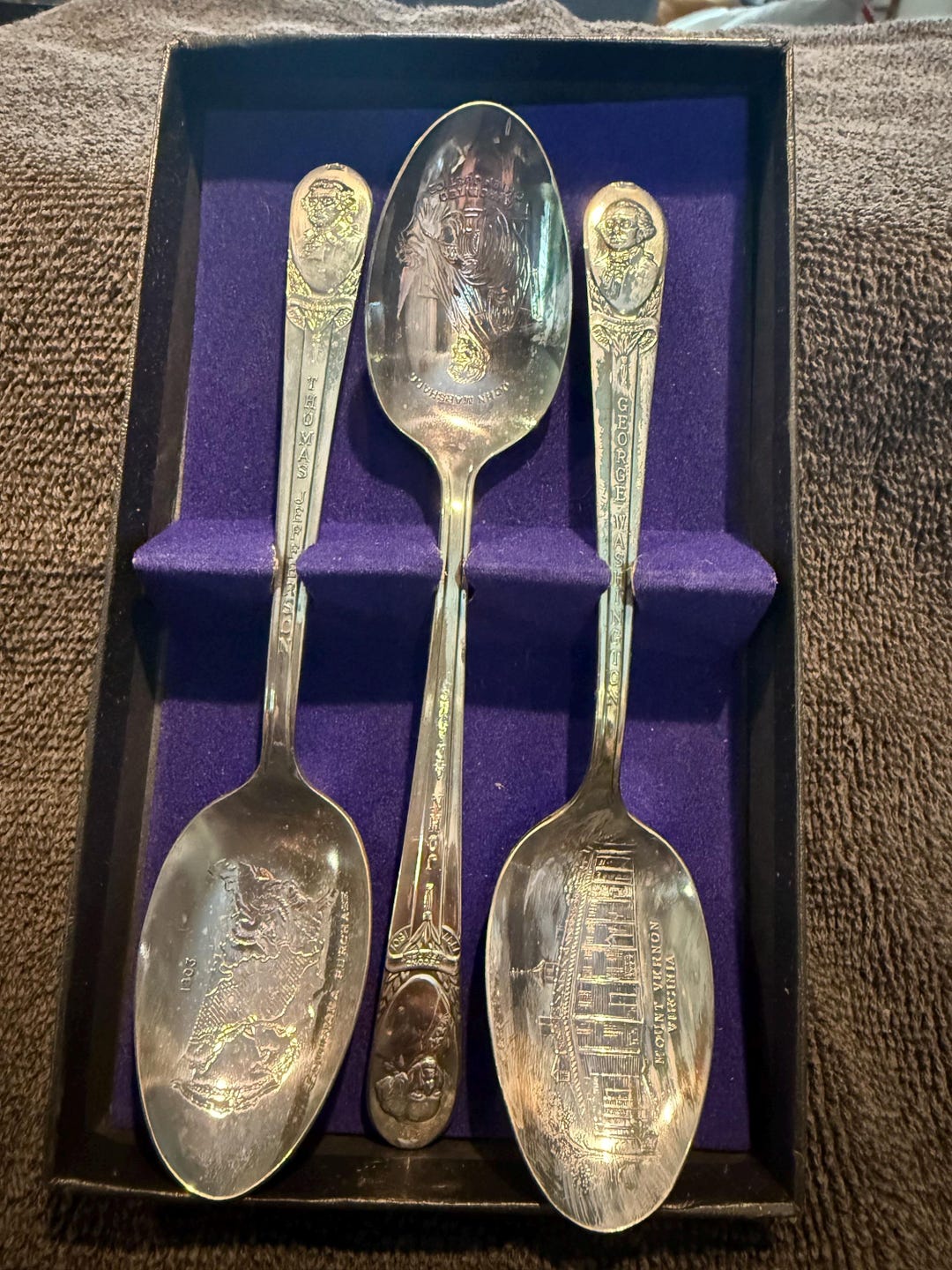 Vintage Rogers Presidential Spoons - Etsy