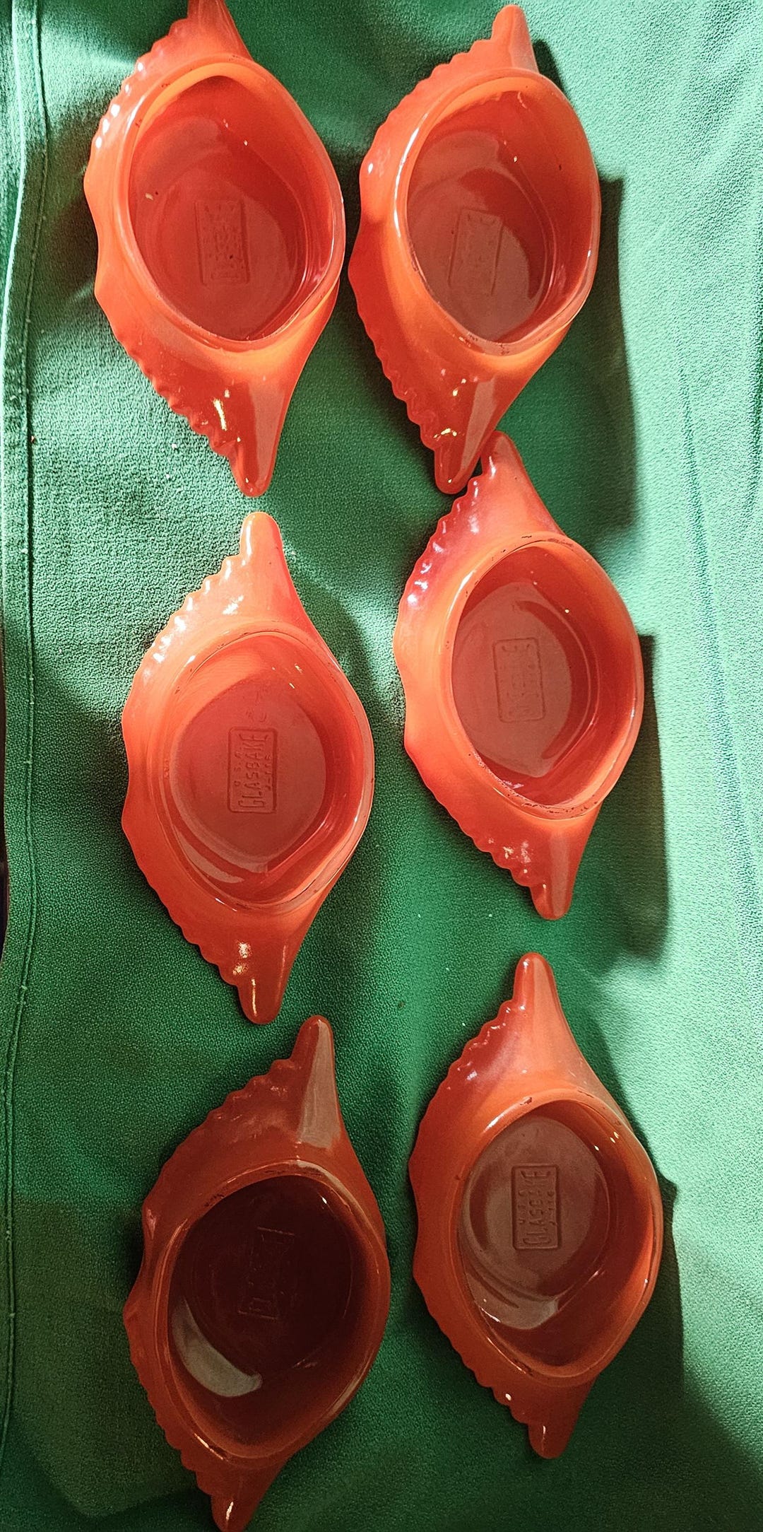 Set of 6 Vintage Glasbake Deviled Crab Baking Shells - Etsy