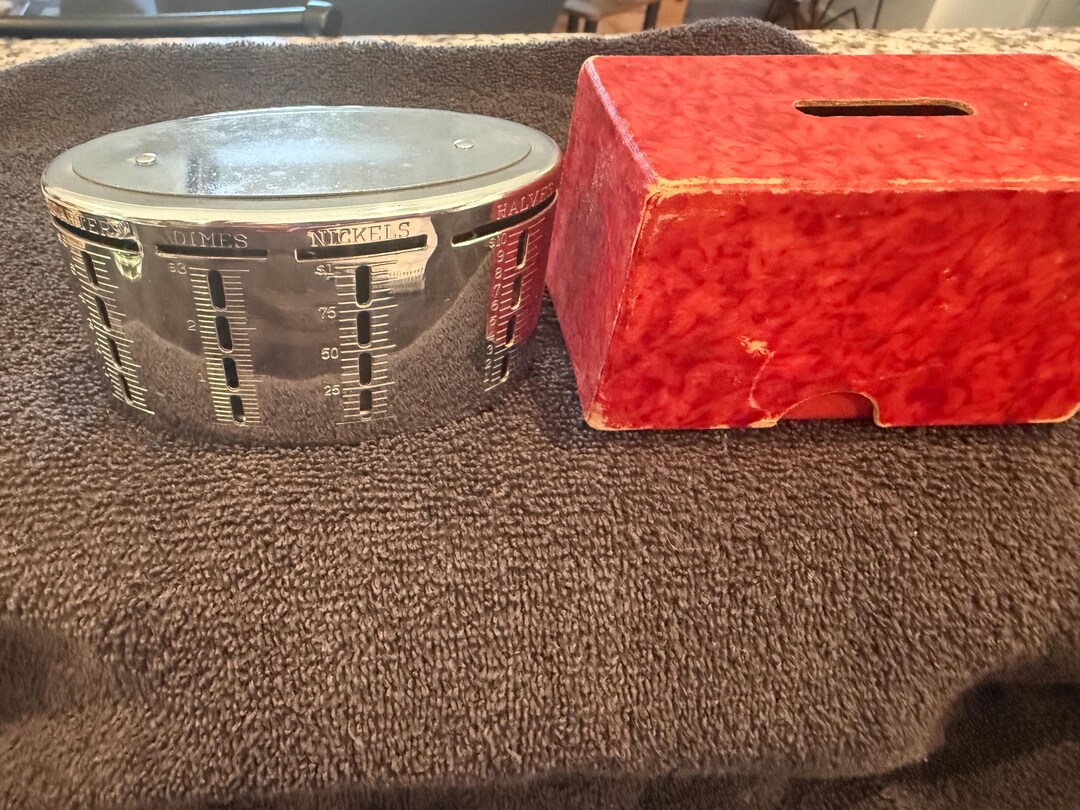 Vintage Coin Bank - Etsy