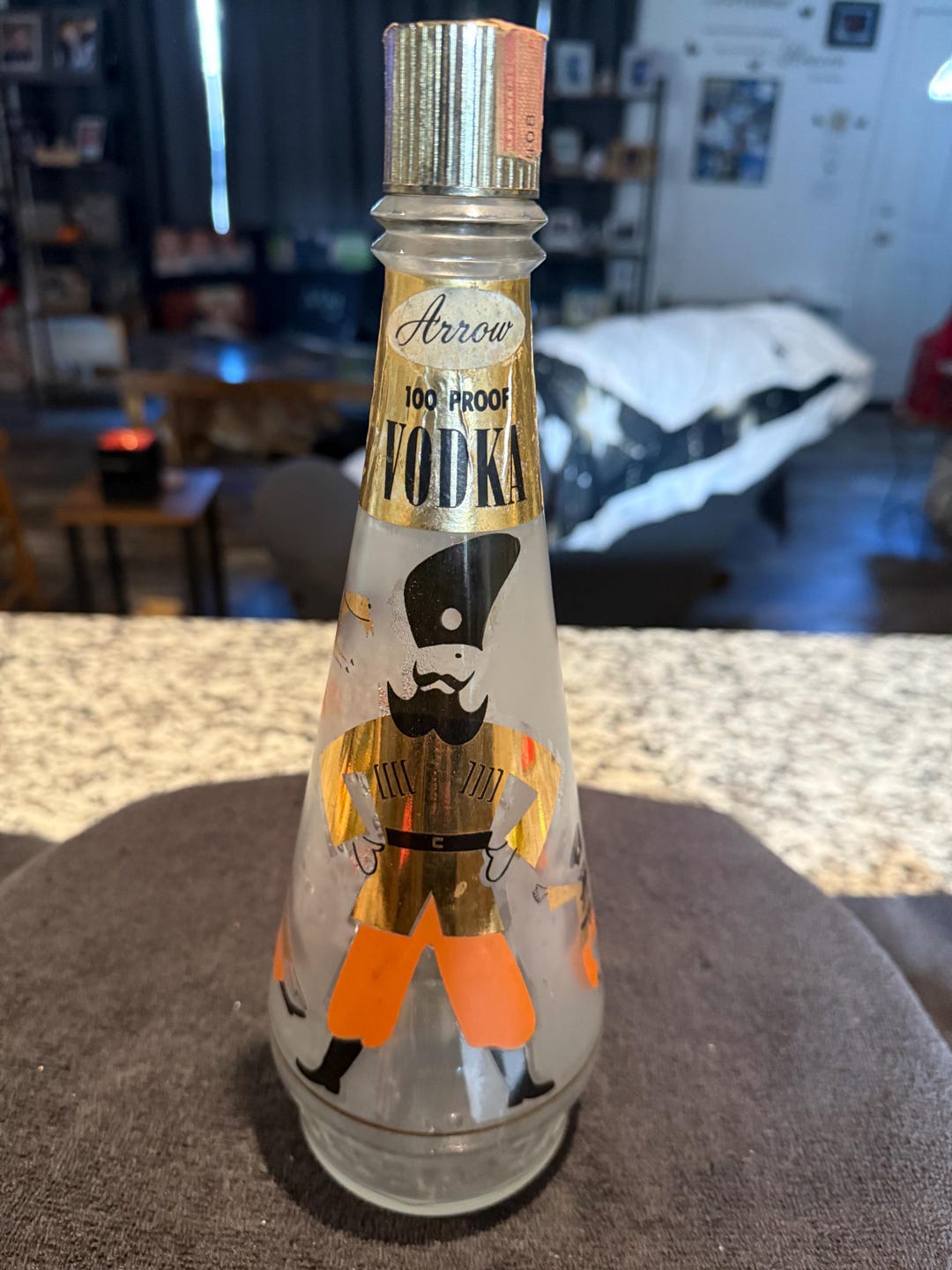 1960’s Arrow Vodka Liquor Bottle - Etsy