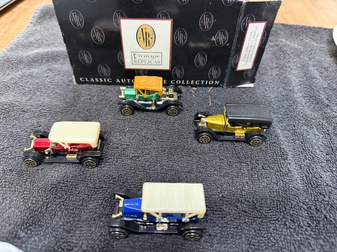 Vintage Replicas Classic Car Set - Etsy