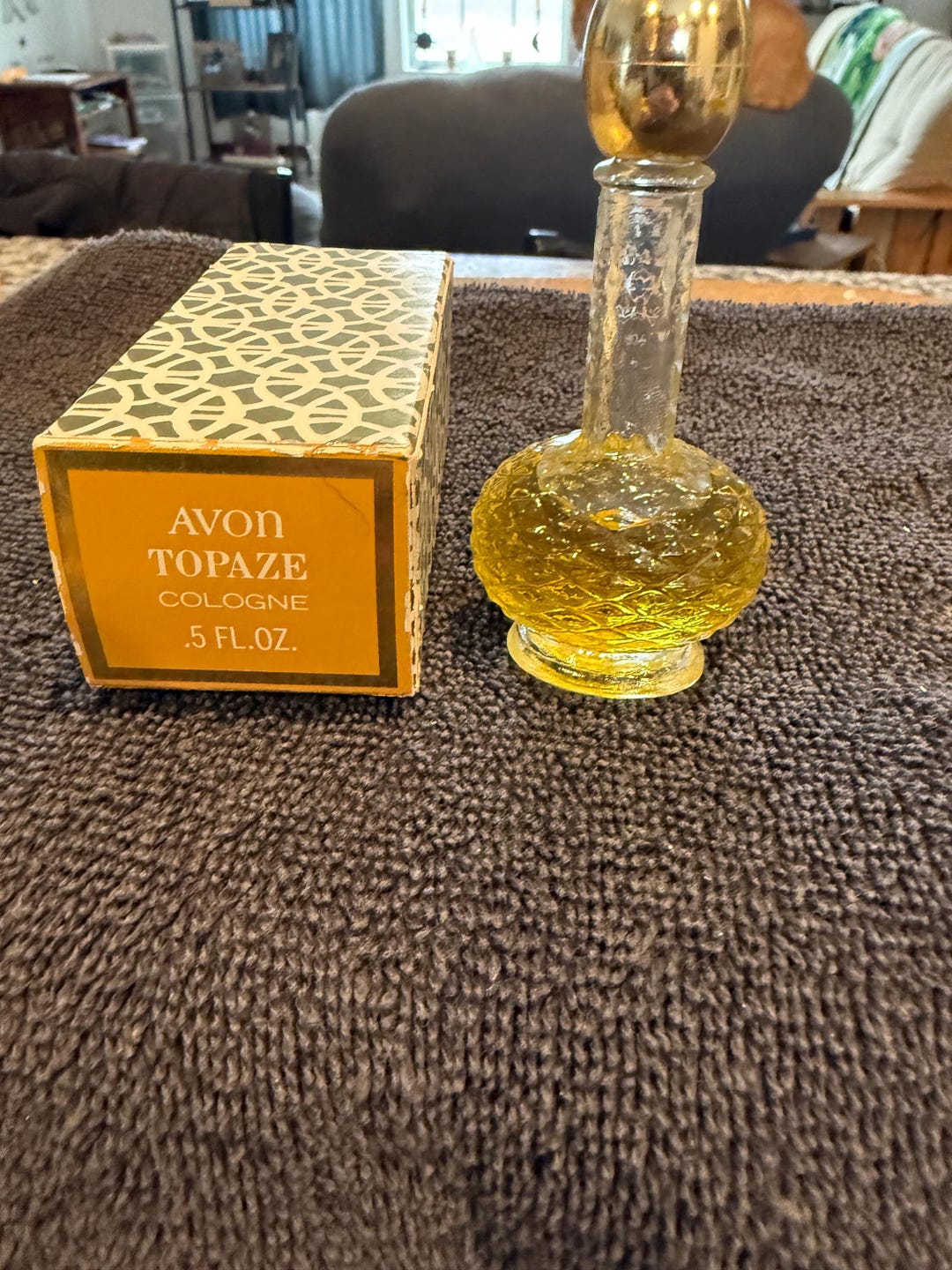 Vintage Avon Topaze Cologne - Etsy