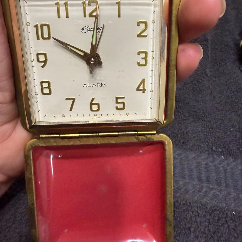 Vintage Travel Clock - Etsy