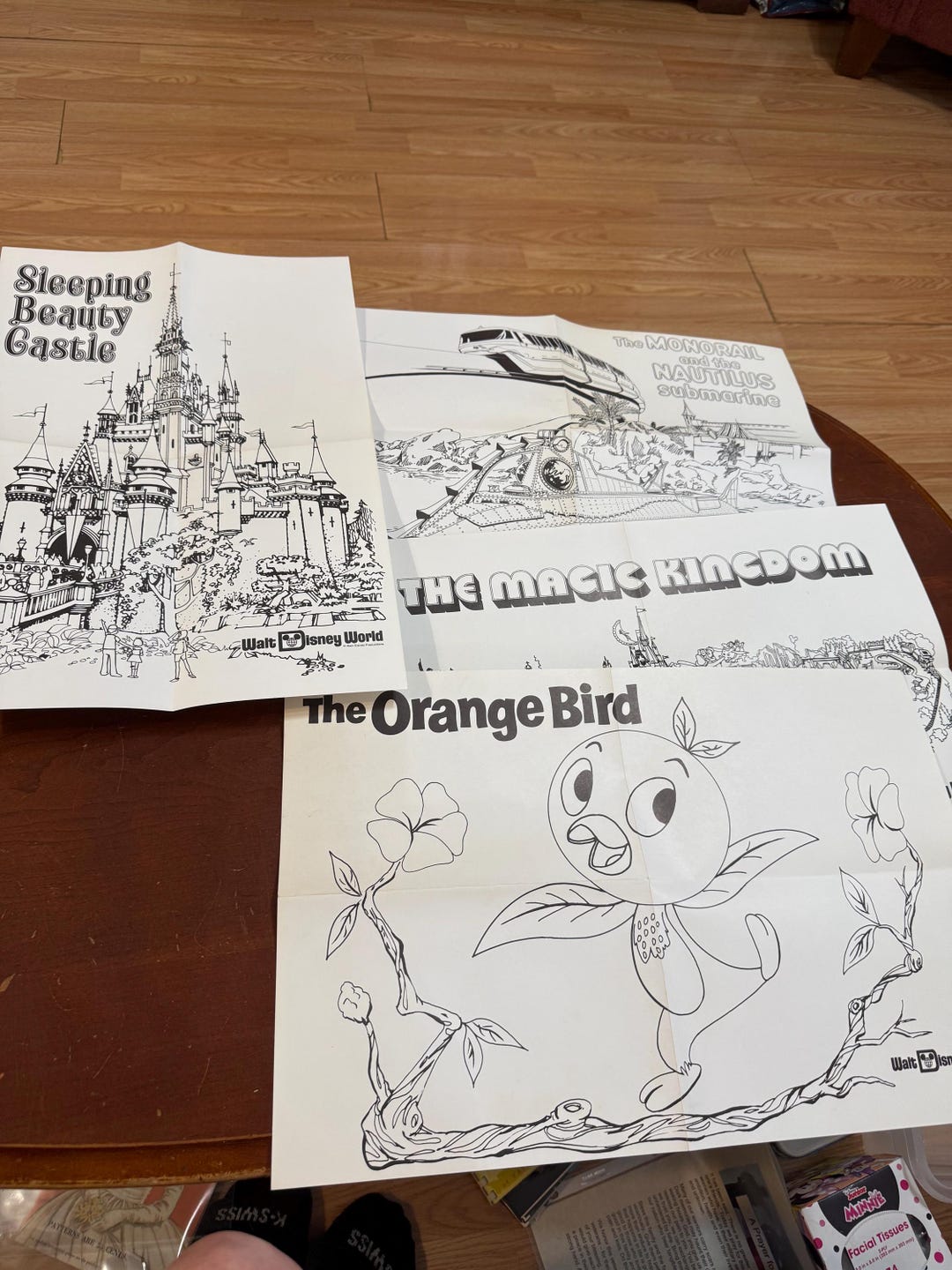 Vintage Walt Disney 4 Coloring Posters - Etsy