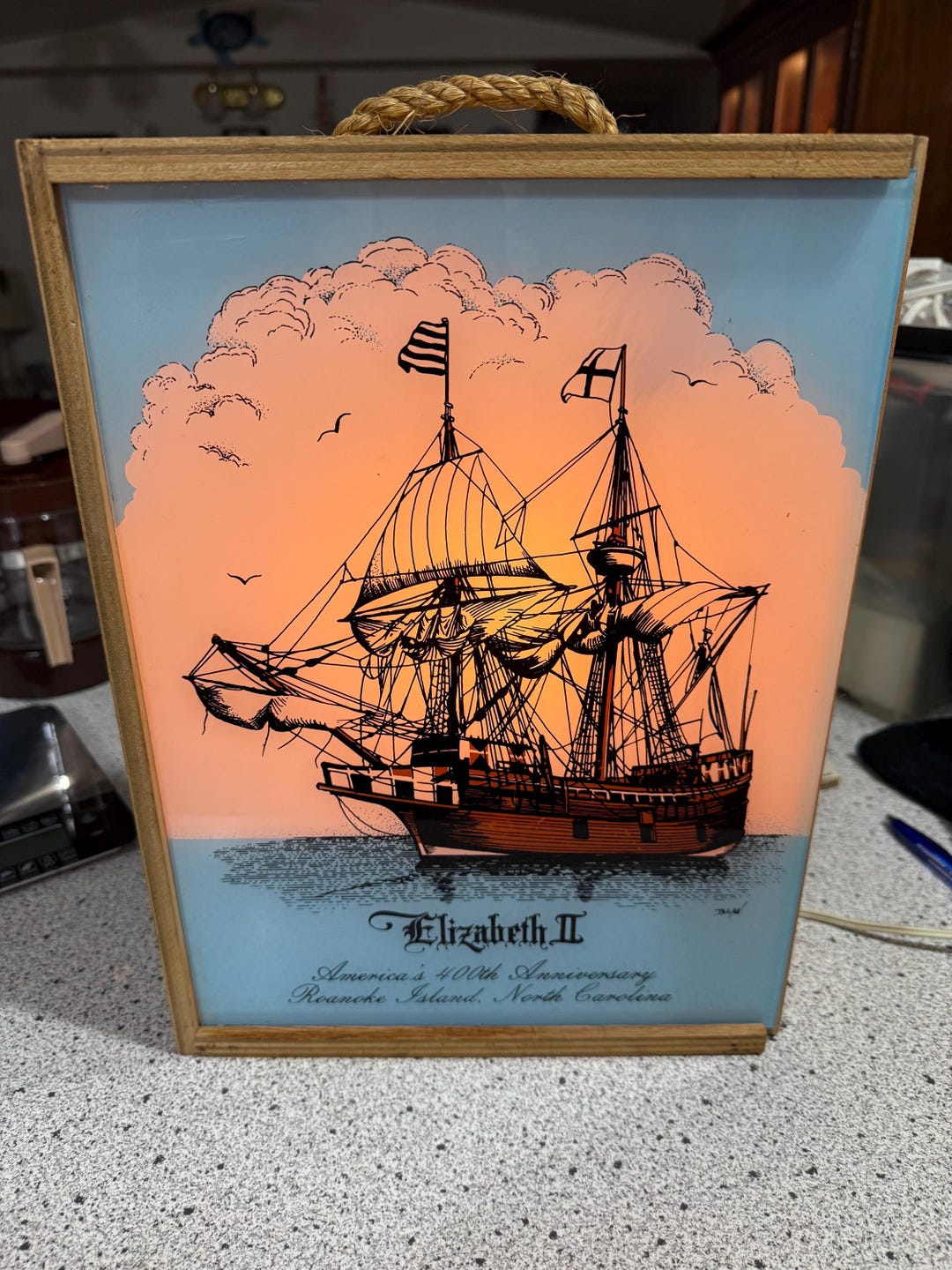Vintage Lighted Duplin Wine Cellars Rose Hill NC Shipping Box Wall ...