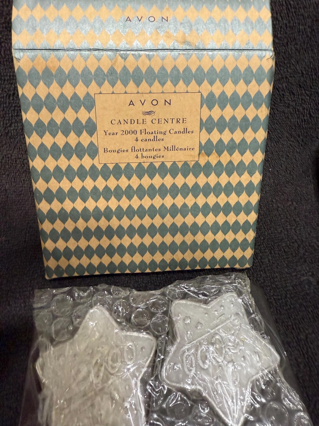 Vintage Avon Candle Centre Year 2000 Floating Candles Set - Etsy