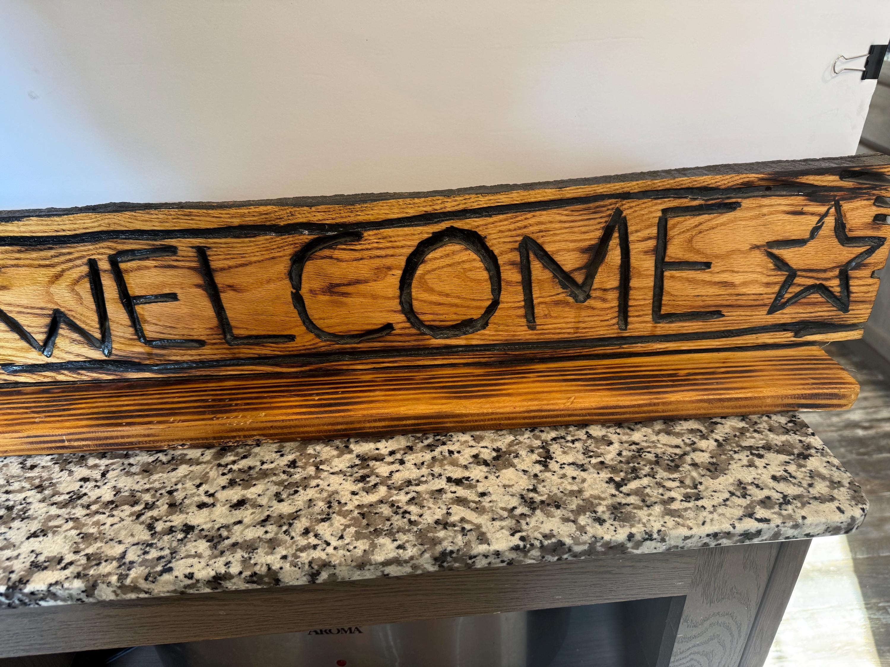 Standing Welcome Sign - Etsy
