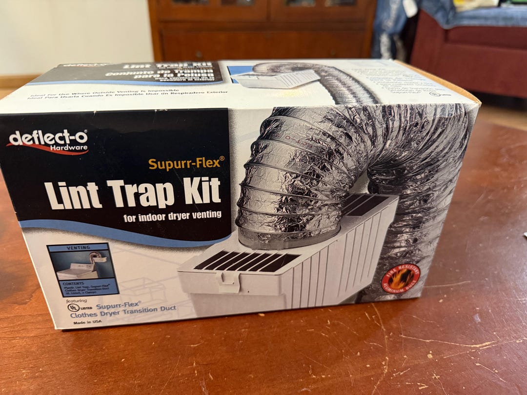 Supurr-flex Lint Trap Kit for Indoor Dryer Venting Clothes Dryer ...