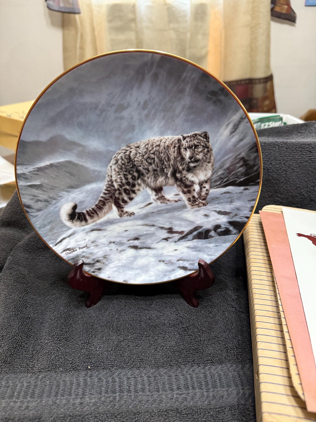 Vintage 1991 Fleeting Encounter by Charles Frace Collector Plate - Etsy