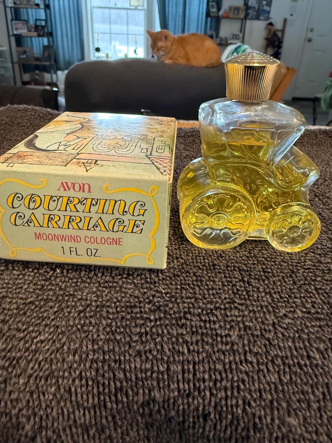 Vintage Avon Courting Carriage Moonwind Colonge Mist - Etsy