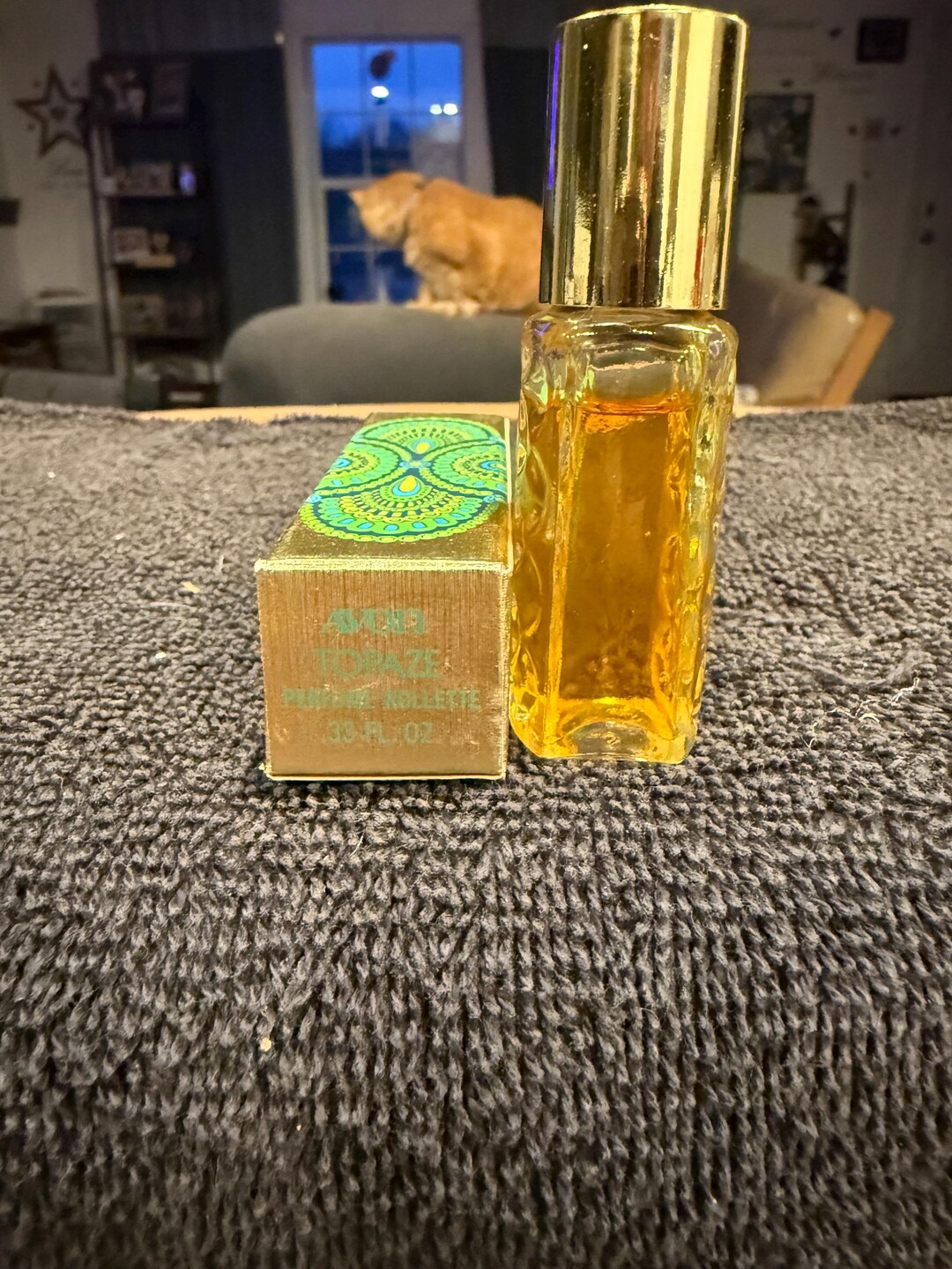 Vintage Avon Topaze Perfume Rollette - Etsy