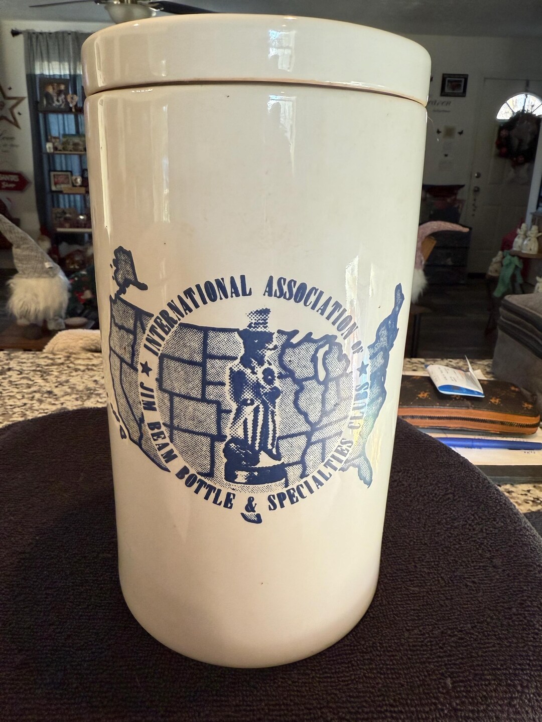 Vintage Jim Beam Collector Ceramic Cookie Jar With Lid - Etsy