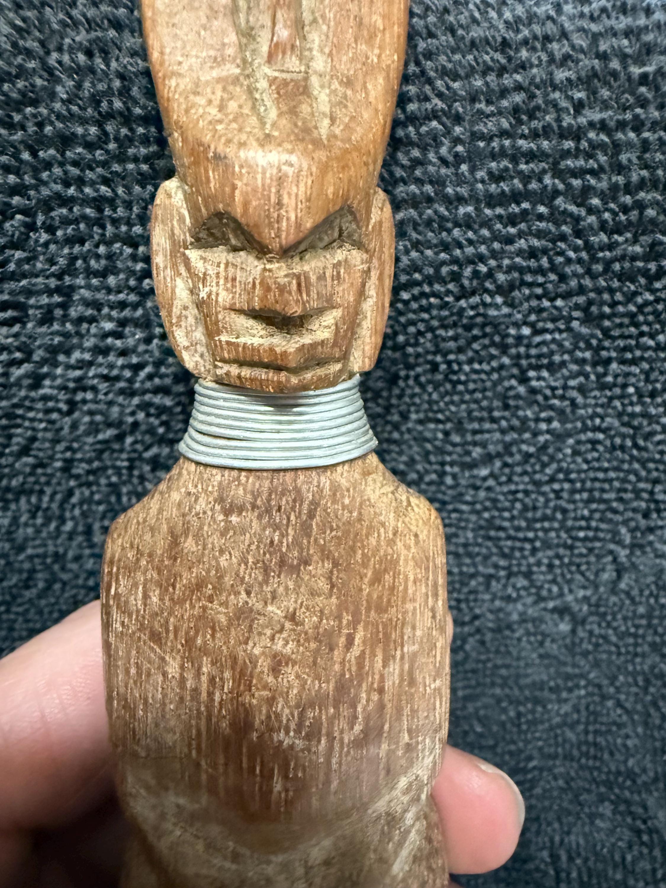 Vintage Hand Carved Tribal Statue - Etsy