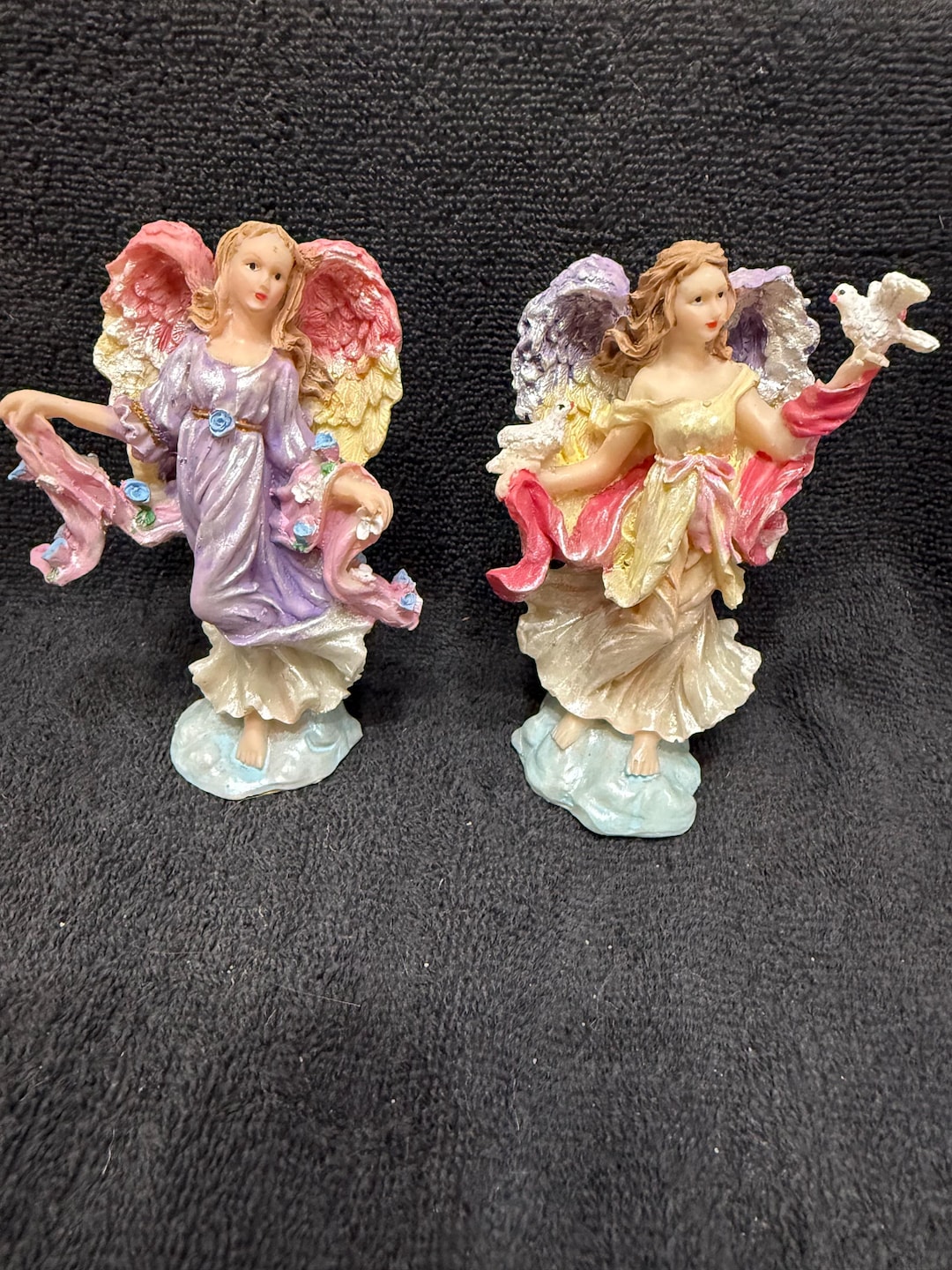 Vintage Ceramic Angel Figures - Etsy