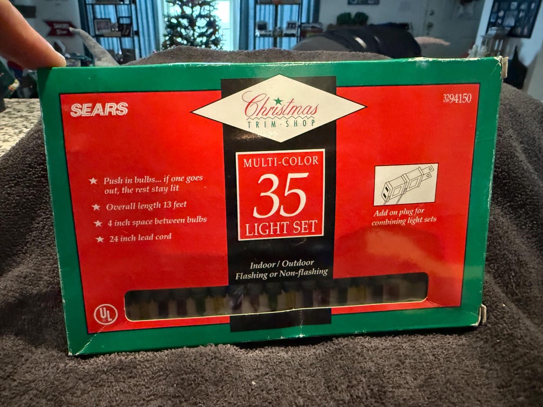 Vintage Sears 35 Light Set - Etsy