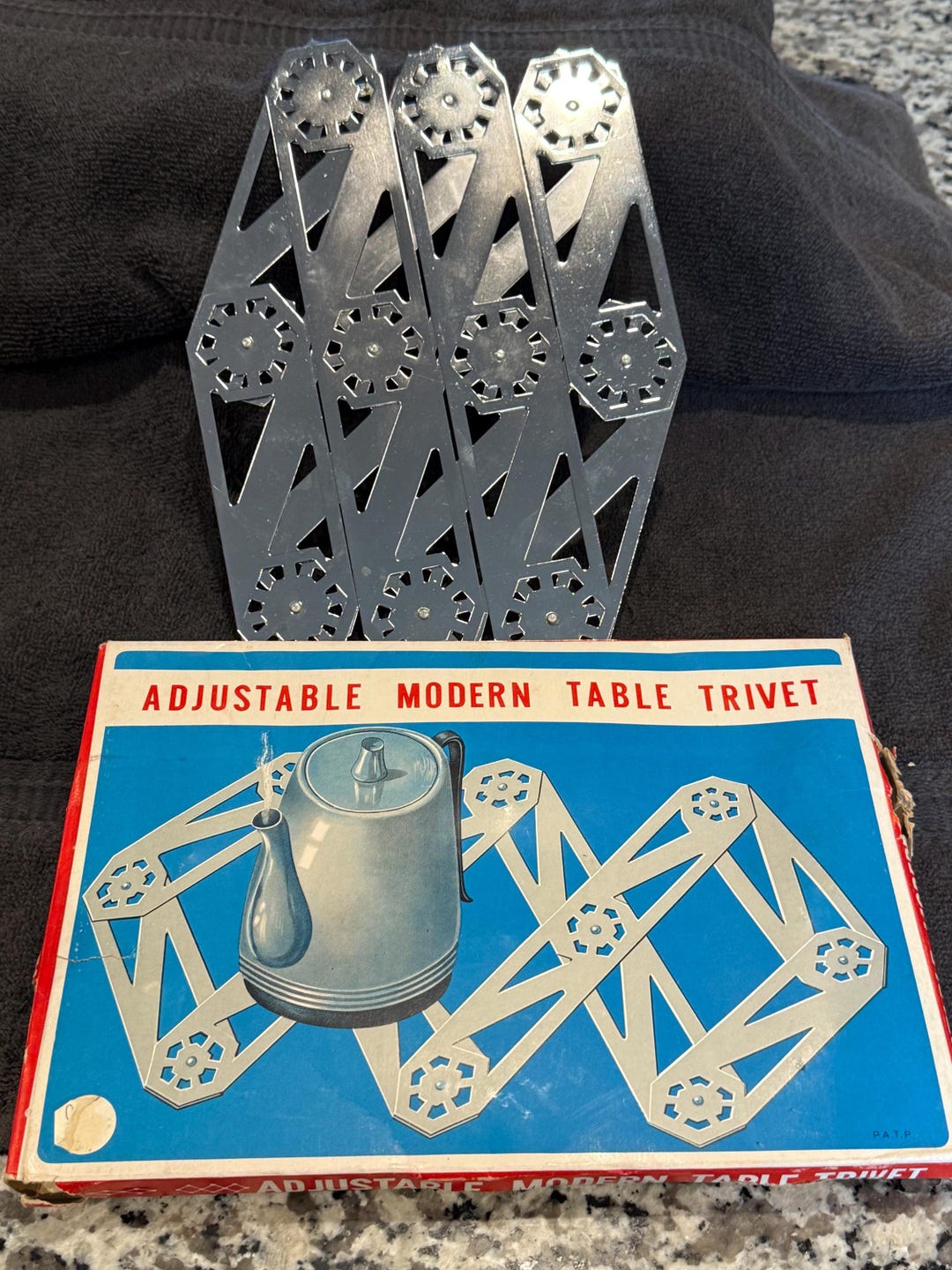 Vintage 1950’s Adjustable Modern Table Trivet - Etsy