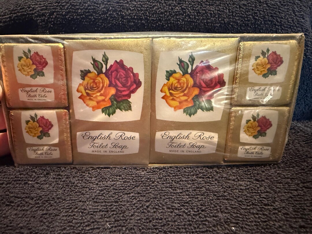 1960’s English Rose Soaps & Bath Cubes - Etsy