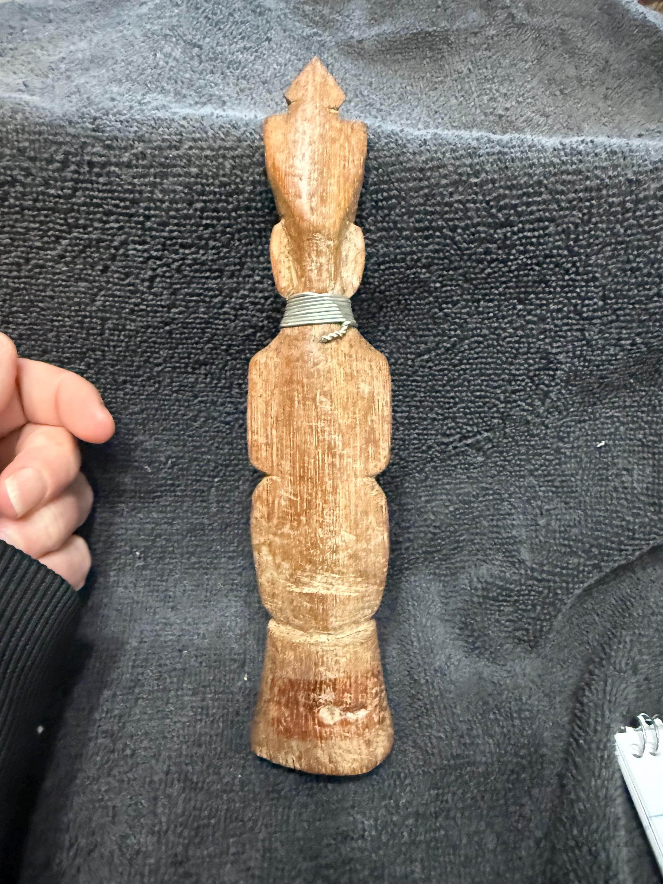 Vintage Hand Carved Tribal Statue - Etsy