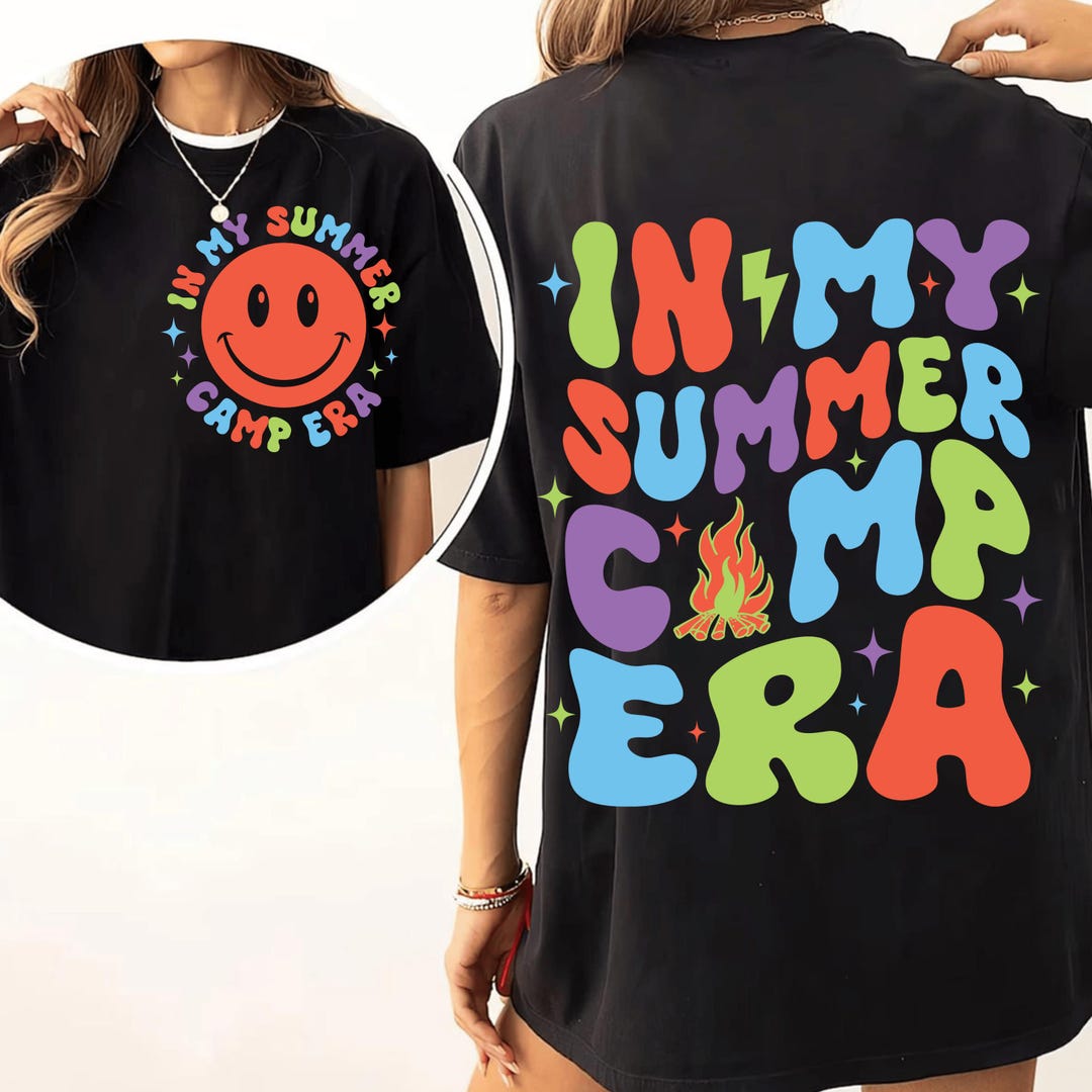 Retro Summer Camp Era PNG: Groovy Camping Design (digital Download) - Etsy