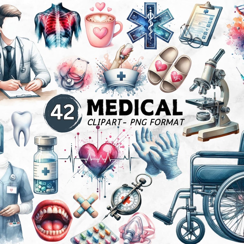 Medical Student Clip Art - Etsy UK